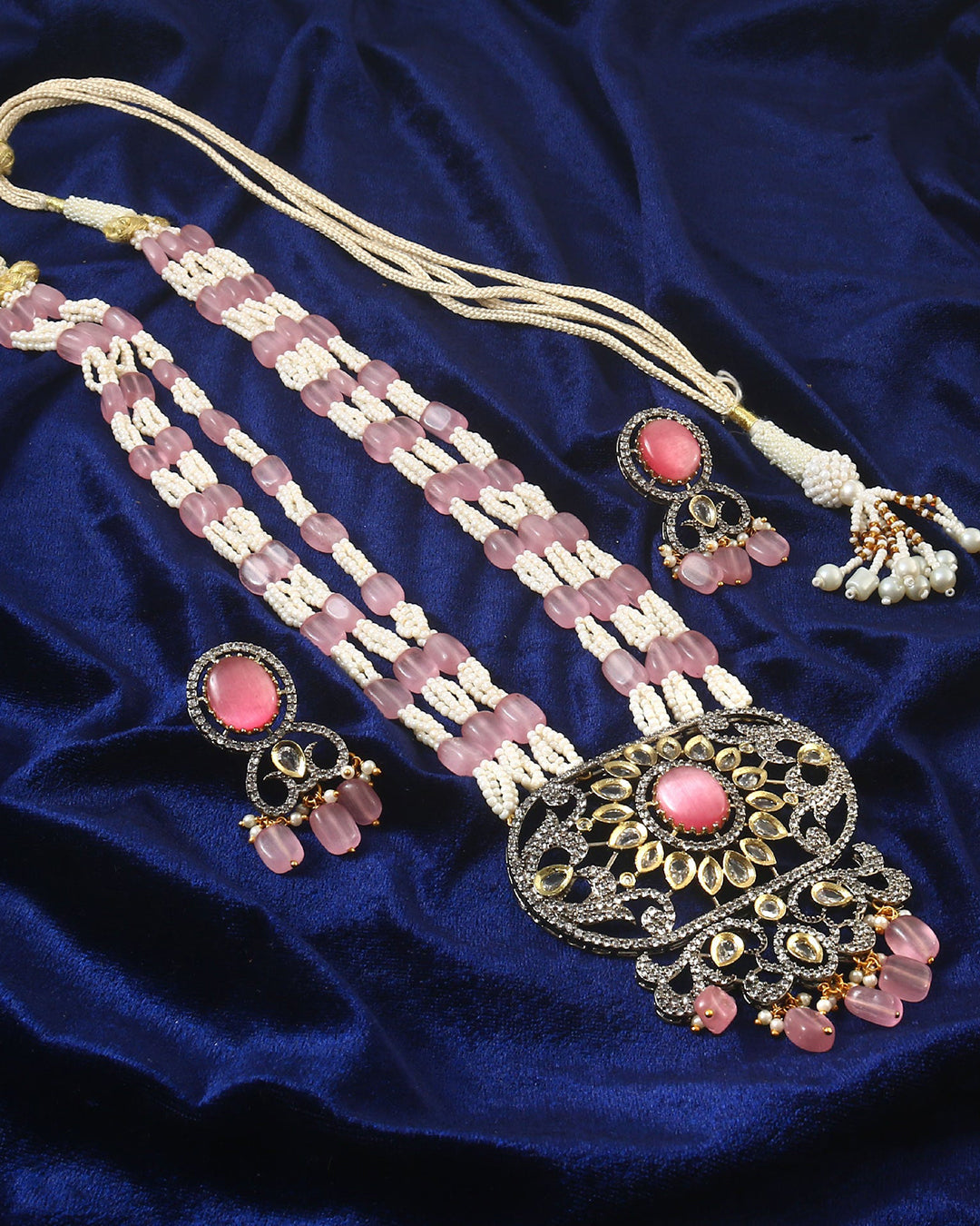 Black Polish Necklace Set – Arushi arts